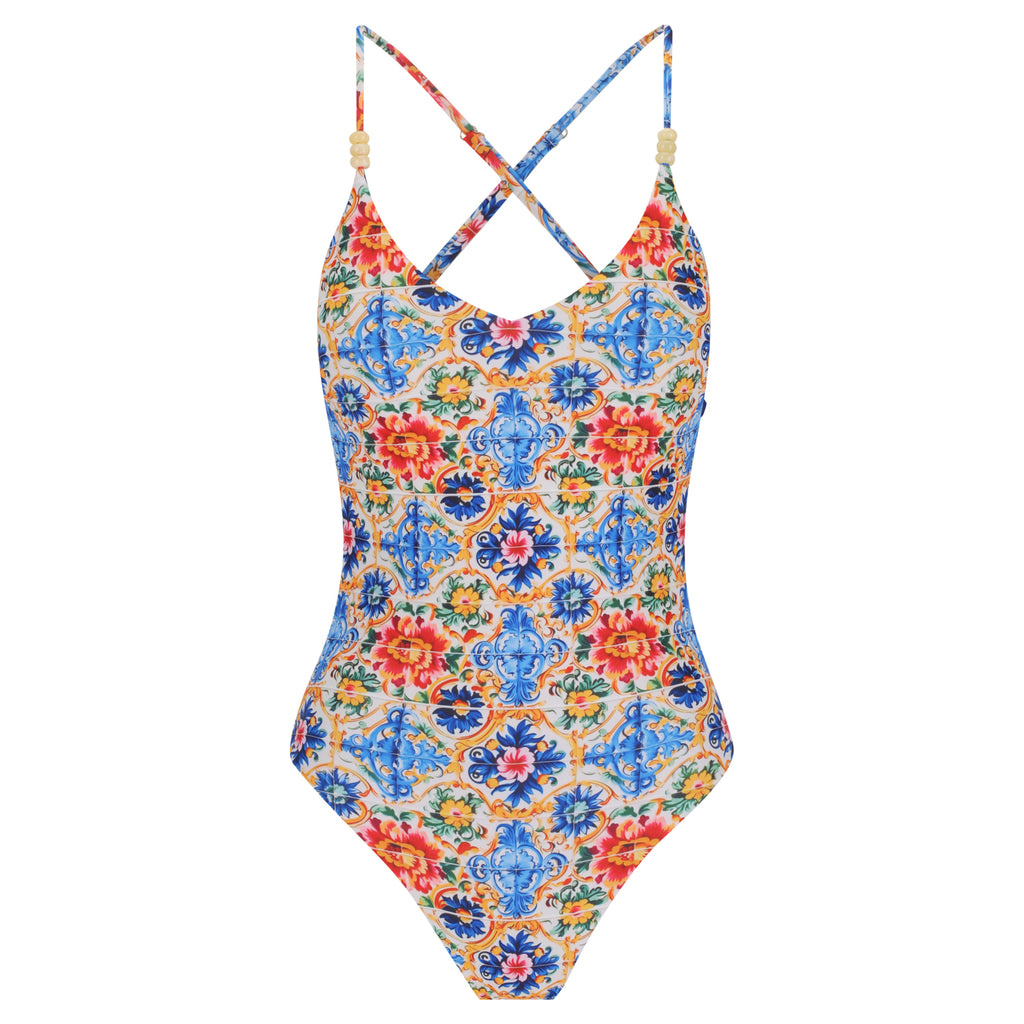 Cross Back One Piece-La Dolce Vita – Escape to Paradise